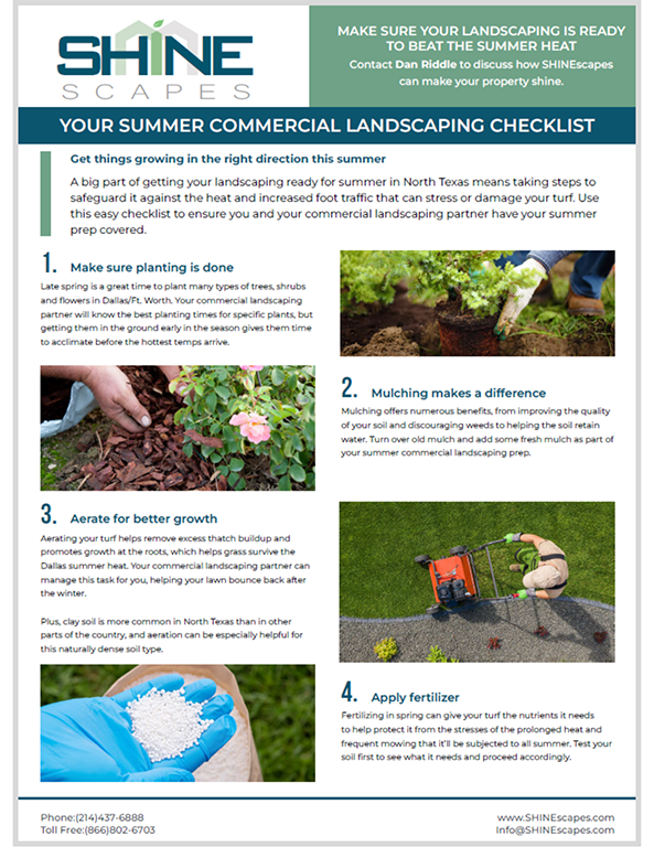 Commercial Seasonal Landscaping | Shinescapes